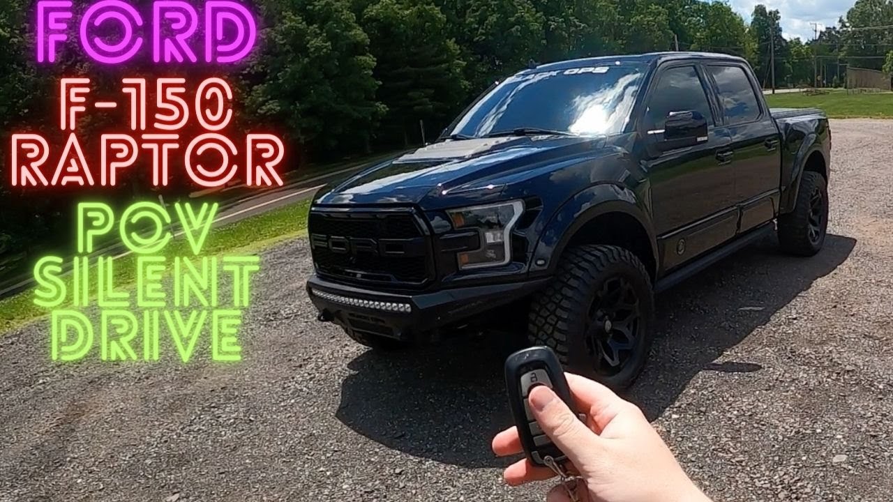 2020 Ford F-150 Raptor Black Ops: POV Test Drive (Silent) - YouTube