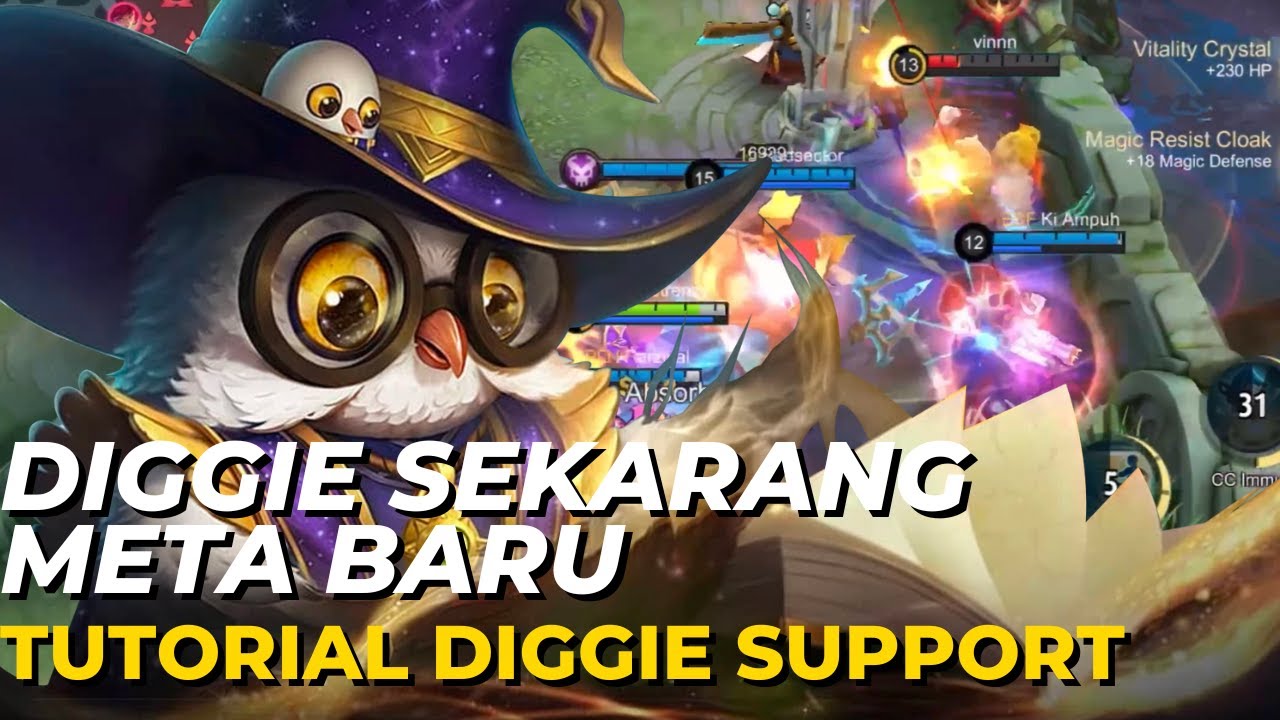 SKILL SATU NYA GANGGU BANGET BUILD DIGGIE SUPPORT 2022 || BEST BUILD ...