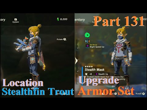 Zelda - Botw - Link needs Stealthfin Trouts to upgrade Stealth Armor ...