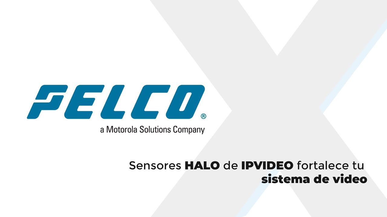 Xpertech: Pelco - Sensores HALO de IPVIDEO. Fortalece tu sistema de ...