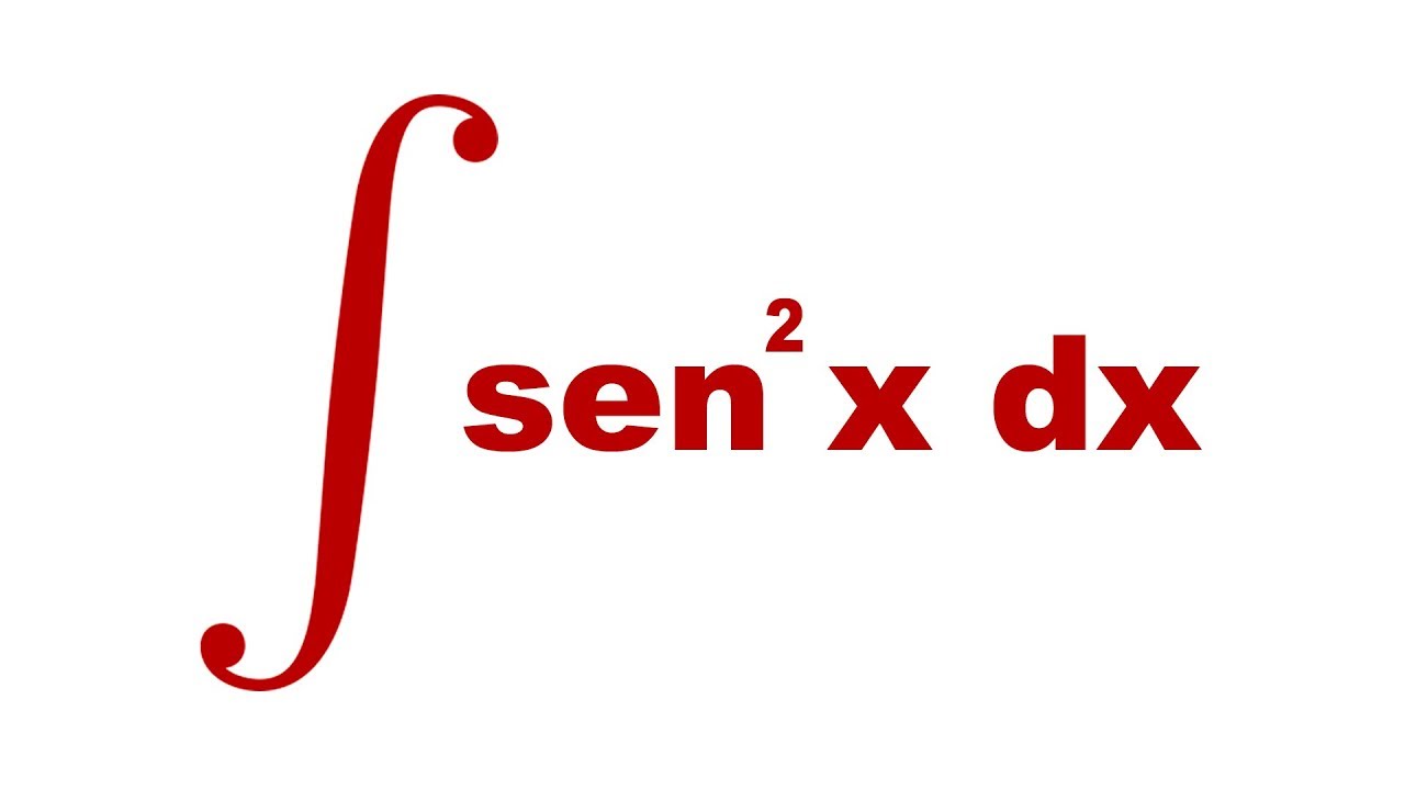 INT Sen² x dx - YouTube