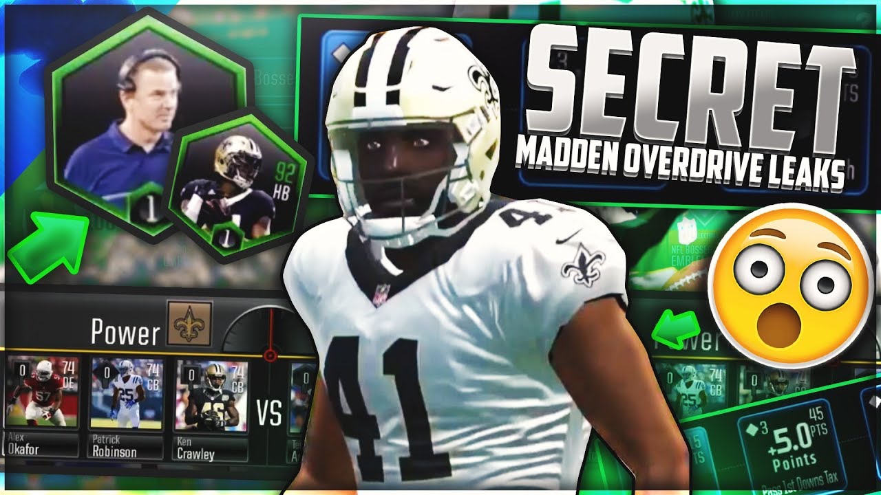 HIDDEN SECRETS IN MADDEN OVERDRIVE! (MADDEN MOBILE 19) - YouTube