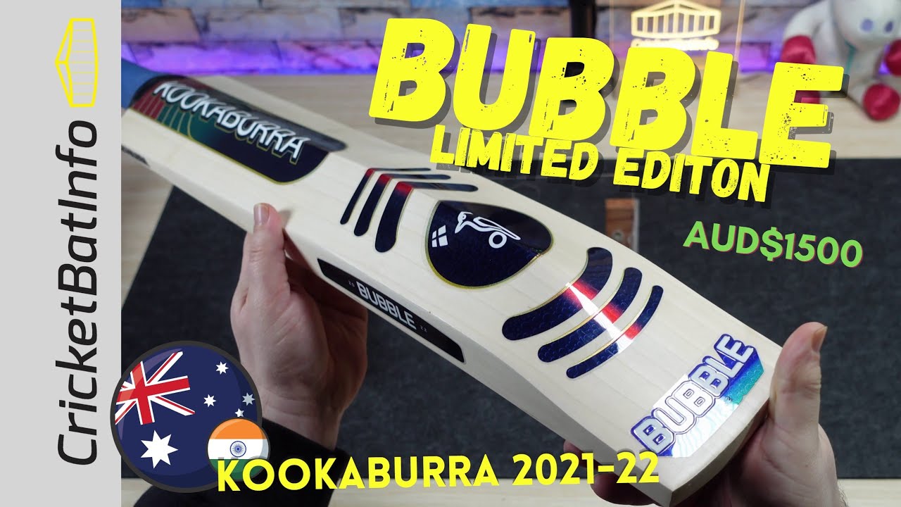 Kookaburra Bubble Limited Editon 2021/22 Cricket Bat Review - YouTube