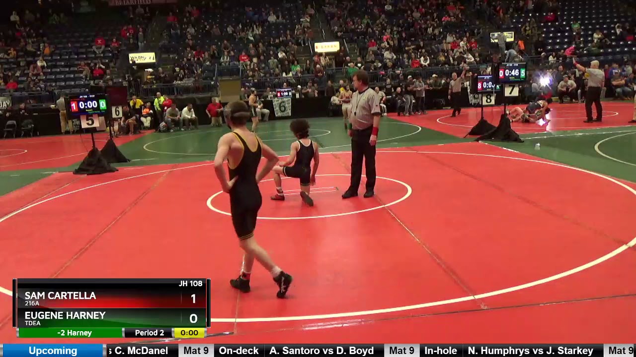 Eugene Harney Tdea vs Sam Cartella 216a 2019 OAC Junior High State ...