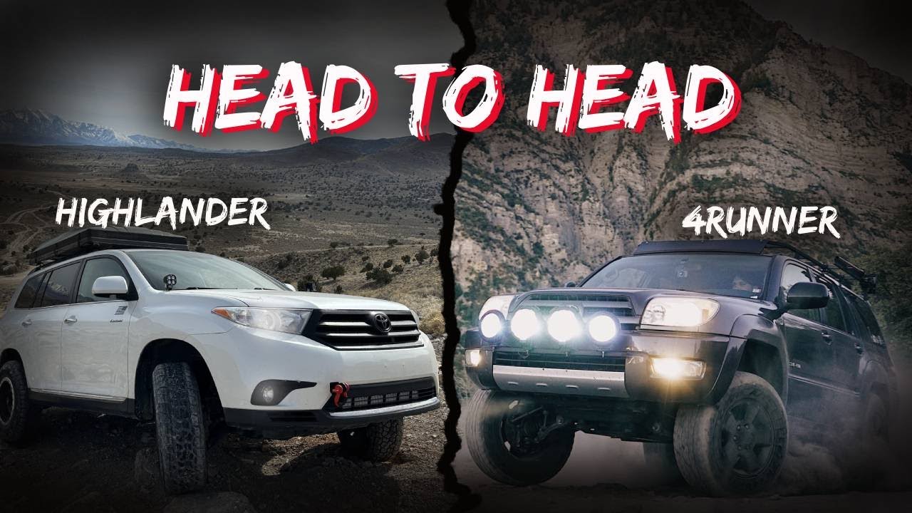 Highlander VS 4runner - Which one is better offroad? - YouTube