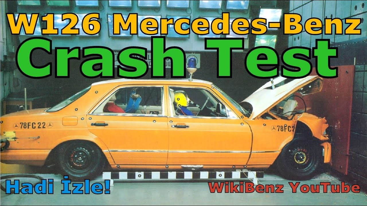 W126 MERCEDES-BENZ | CRASH TEST - YouTube