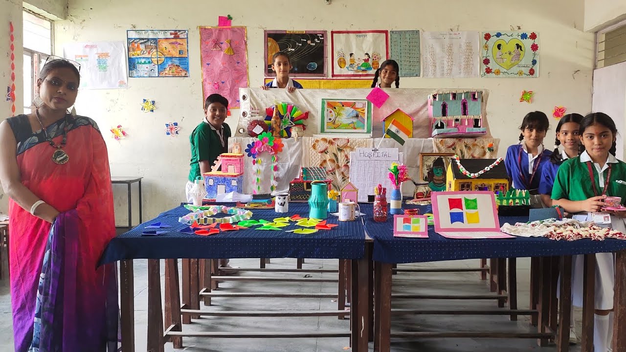 Art & Craft Exhibition | Class 5th #school #art #crafts #diy #activity# ...