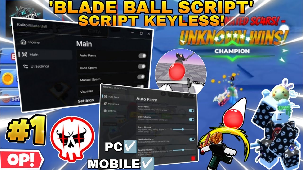 Latest Blade Ball GUI 2 Script😎 OP Latest Auto PARRY /W Spam Accurately ...