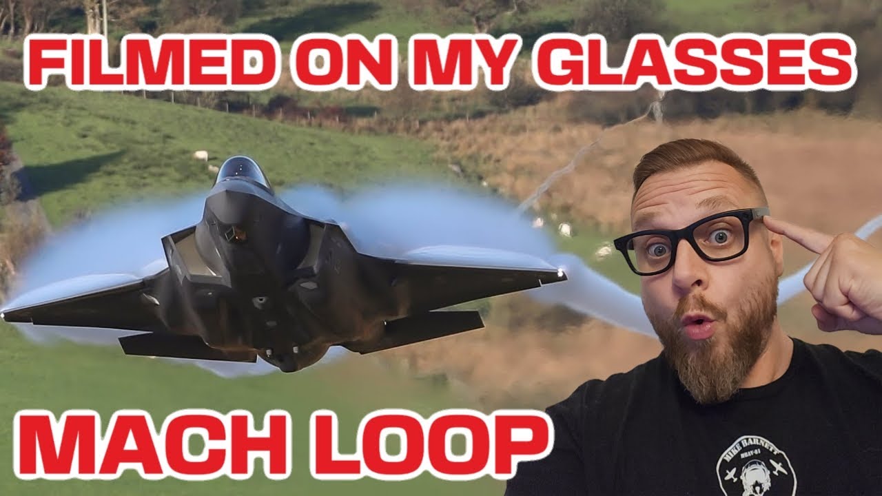 Mach Loop filmed on my glasses - YouTube