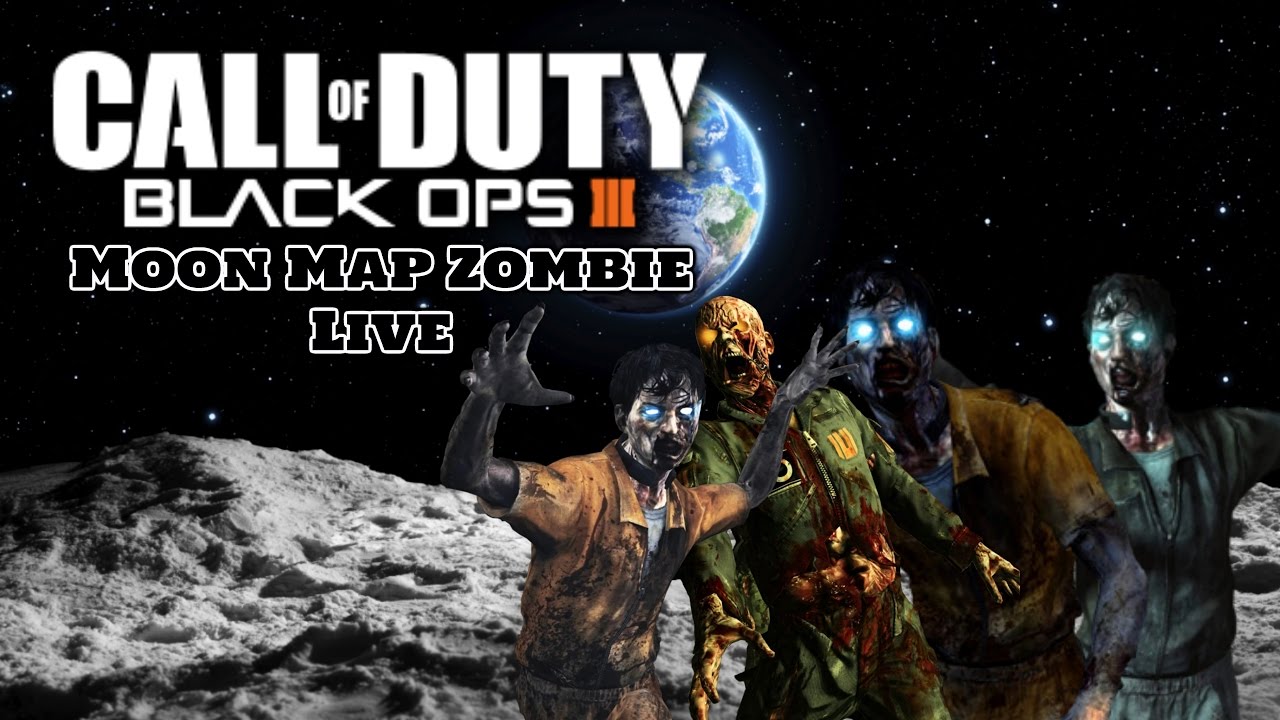 Call of Duty Black ops 3 (Moon Map Zombie) Live - YouTube