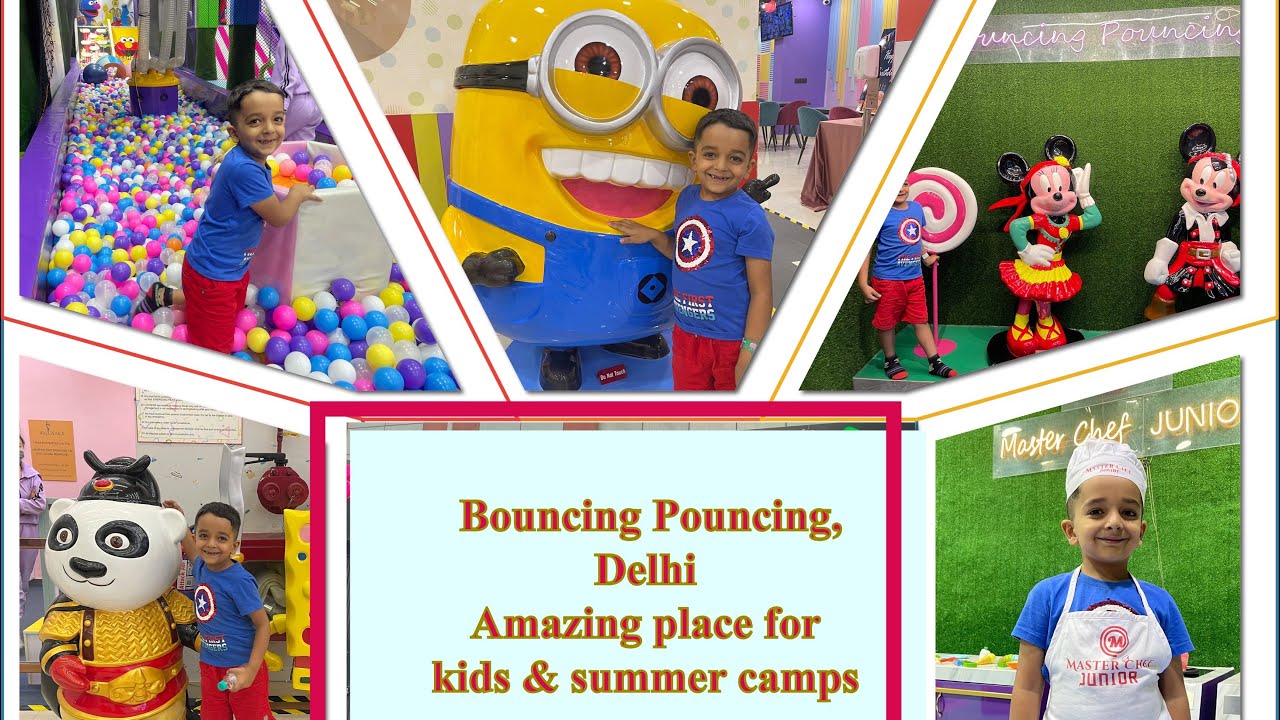 Latest Kids Zone in Delhi ! Bouncing Pouncing !! So much Fun !! - YouTube