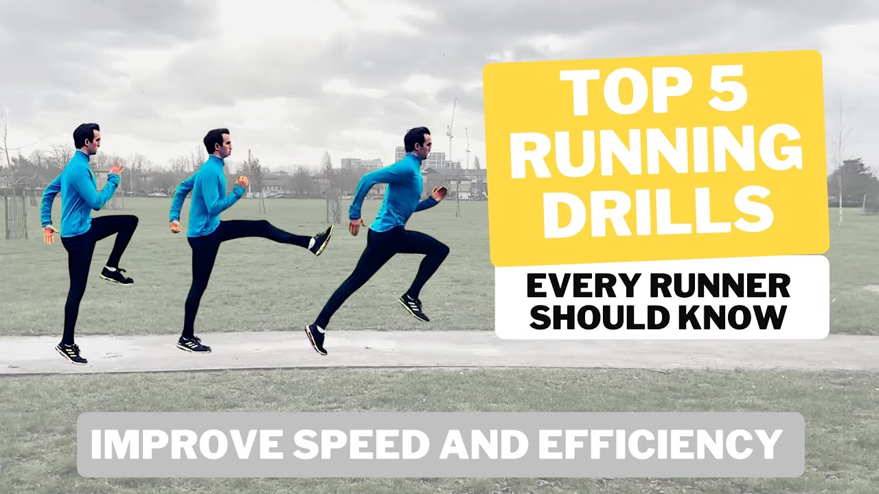 RUNNING WARM UP | TOP 5 RUNNING DRILLS | IMPROVE SPEED AND EFFICIENCY ...