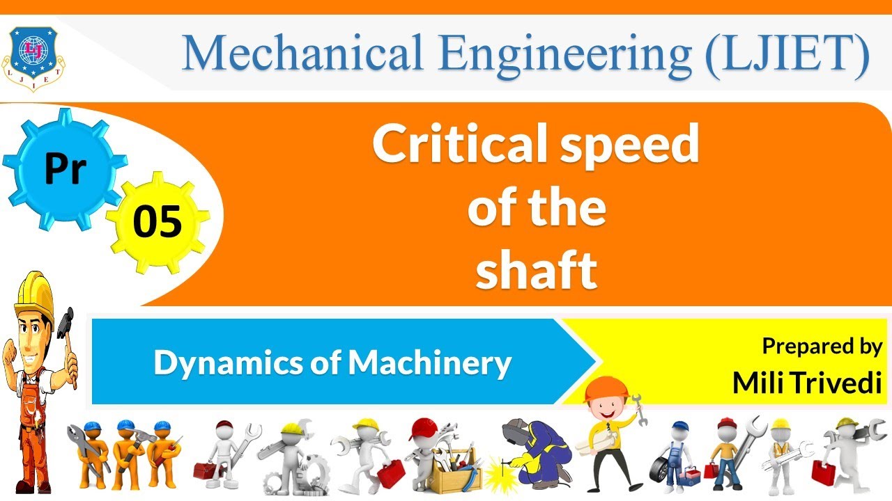 P 05 To determine whirling speed of a rotating shaft | Dynamics of ...