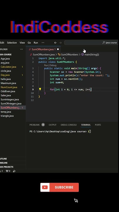 Ques14 Sum Of Number Upto Given Count Using For Loop In Java Programmingbasics Coding Code
