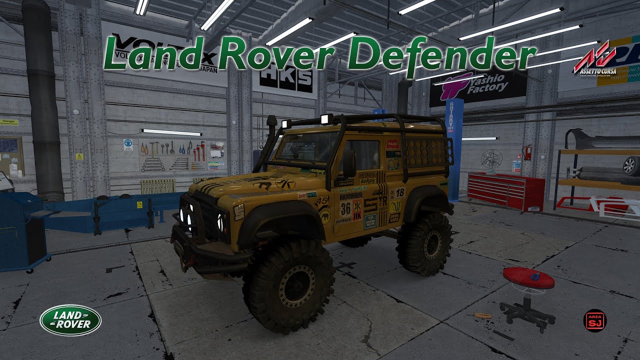 Land Rover Defender 4x4 - Assetto Corsa - YouTube