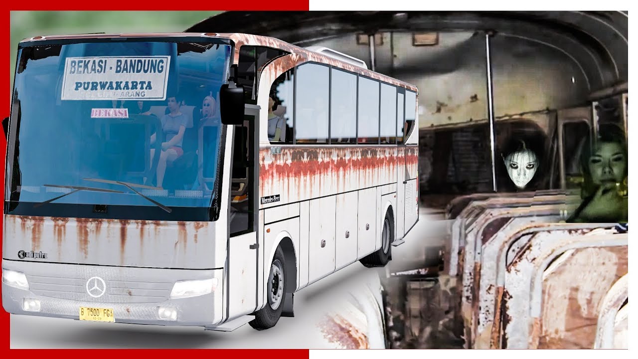 PENAKUT JANGAN TONTON VIDEO INI..!! MISTERI PENAMPAKAN BUS HANTU JALUR ...