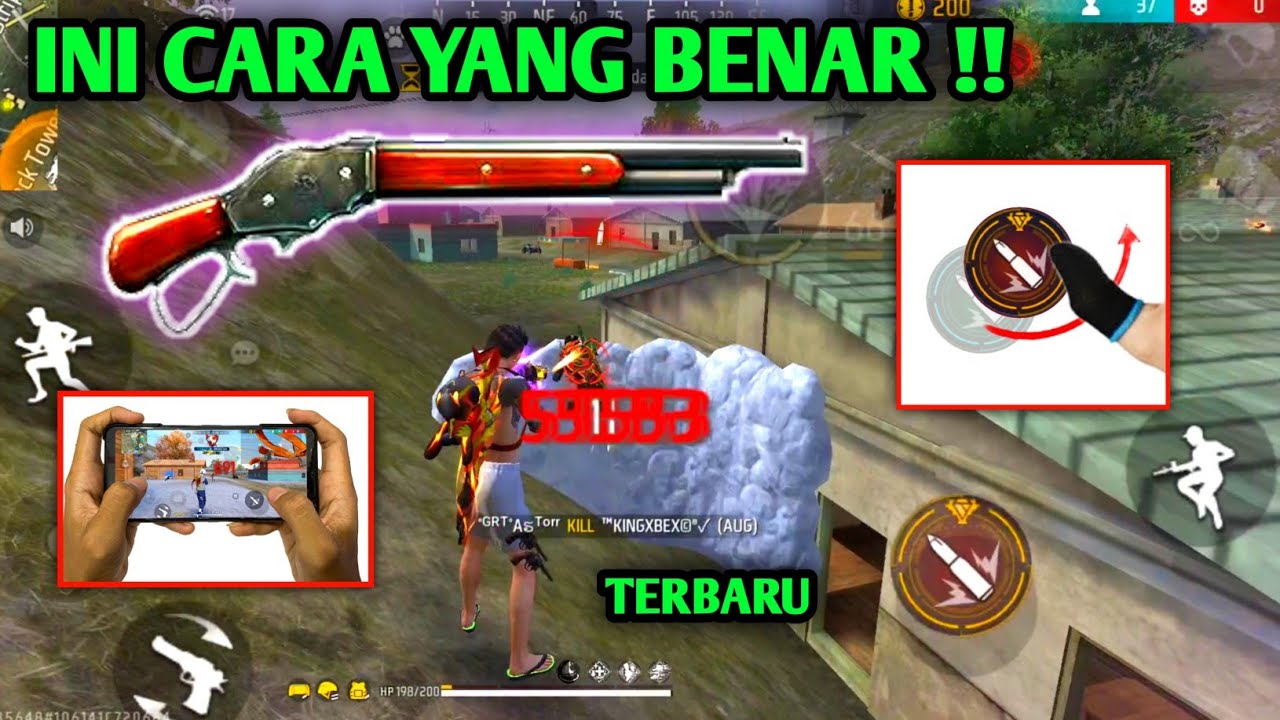 99% PLAYER FF SALAH‼️ TUTORIAL HEADSHOT M1887 AIM ON POIN DAN TAJAM - CARA JAGO MAIN FF - YouTube