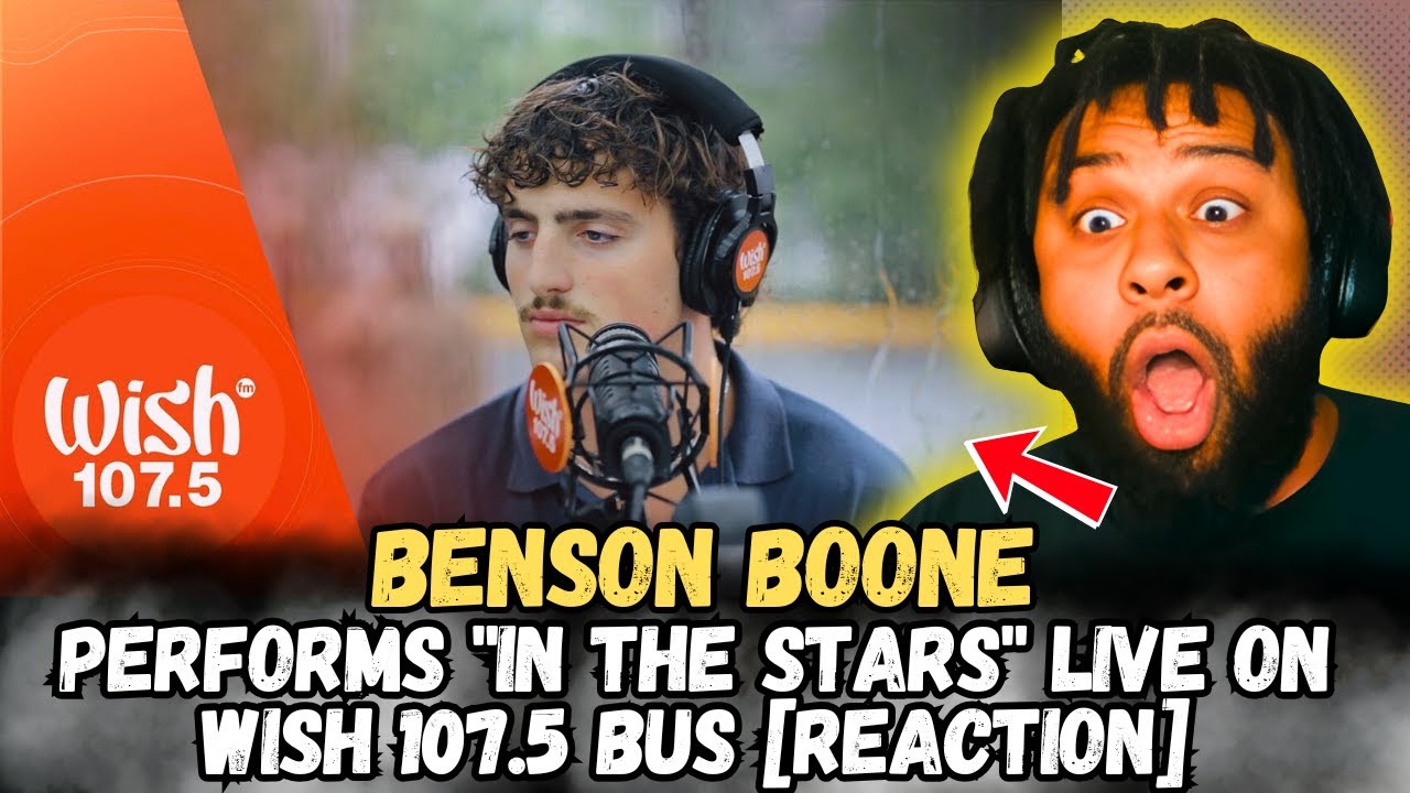 Benson Boone – In The Stars (Wish 107.5 Bus LIVE) [REACTION] | First ...