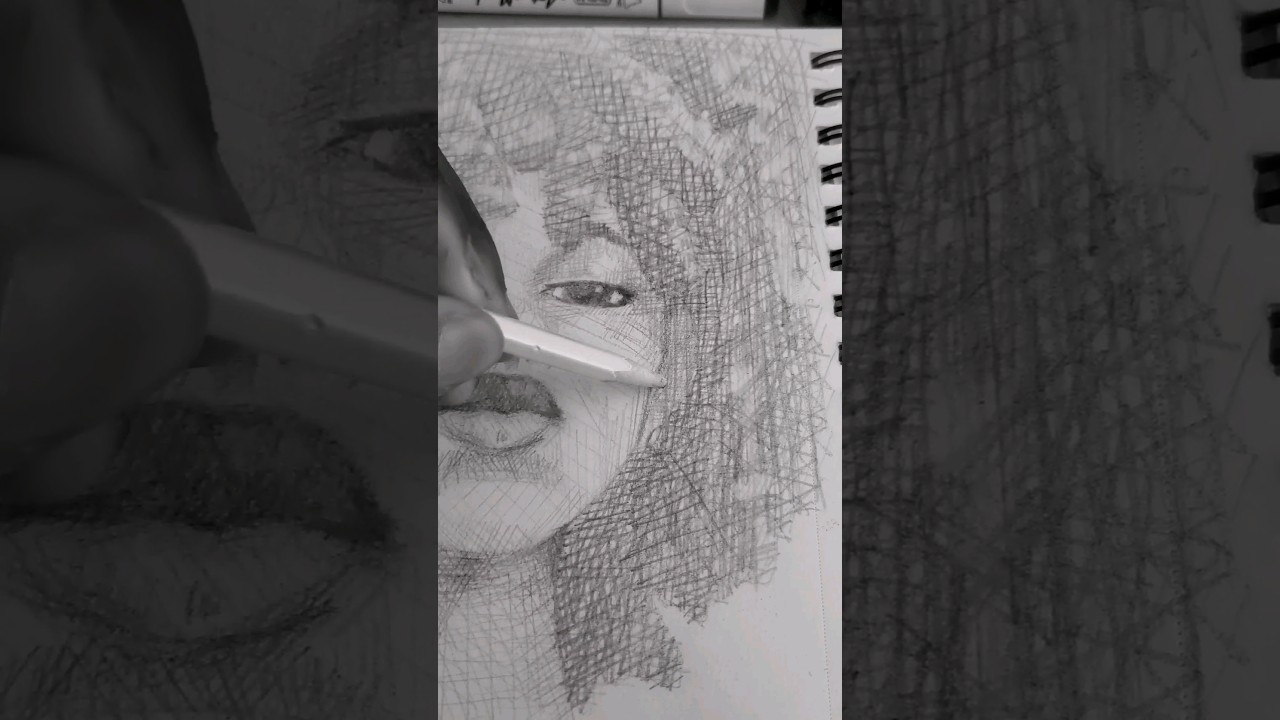 She's coming along, line after line ️ #afrobeats #sketchbook #drawing ...