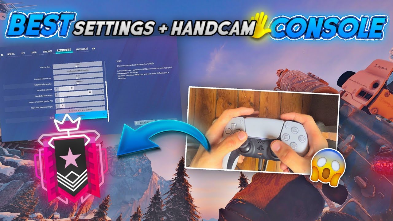 *BEST* CHAMPION SETTINGS FOR CONTROLLER + HANDCAM (PS5/XBOX) - Rainbow ...