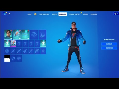 Skin de flakes power en Fortnite - YouTube