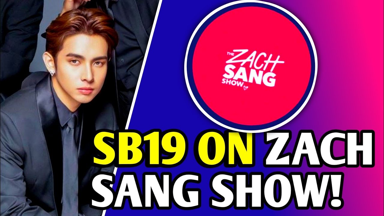 WOAH! SB19 INTERVIEW ON THE ZACH SANG SHOW! - YouTube