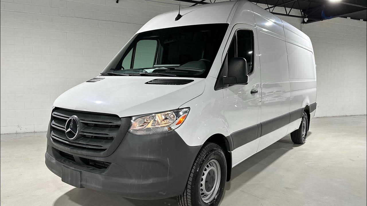 Walk Around of our 2021 Mercedes-Benz Sprinter Van 2500 Cargo - YouTube