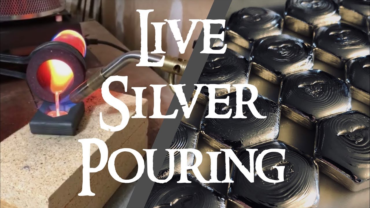 🔴 LIVE Silver Pouring - Silver Hexagons - YouTube