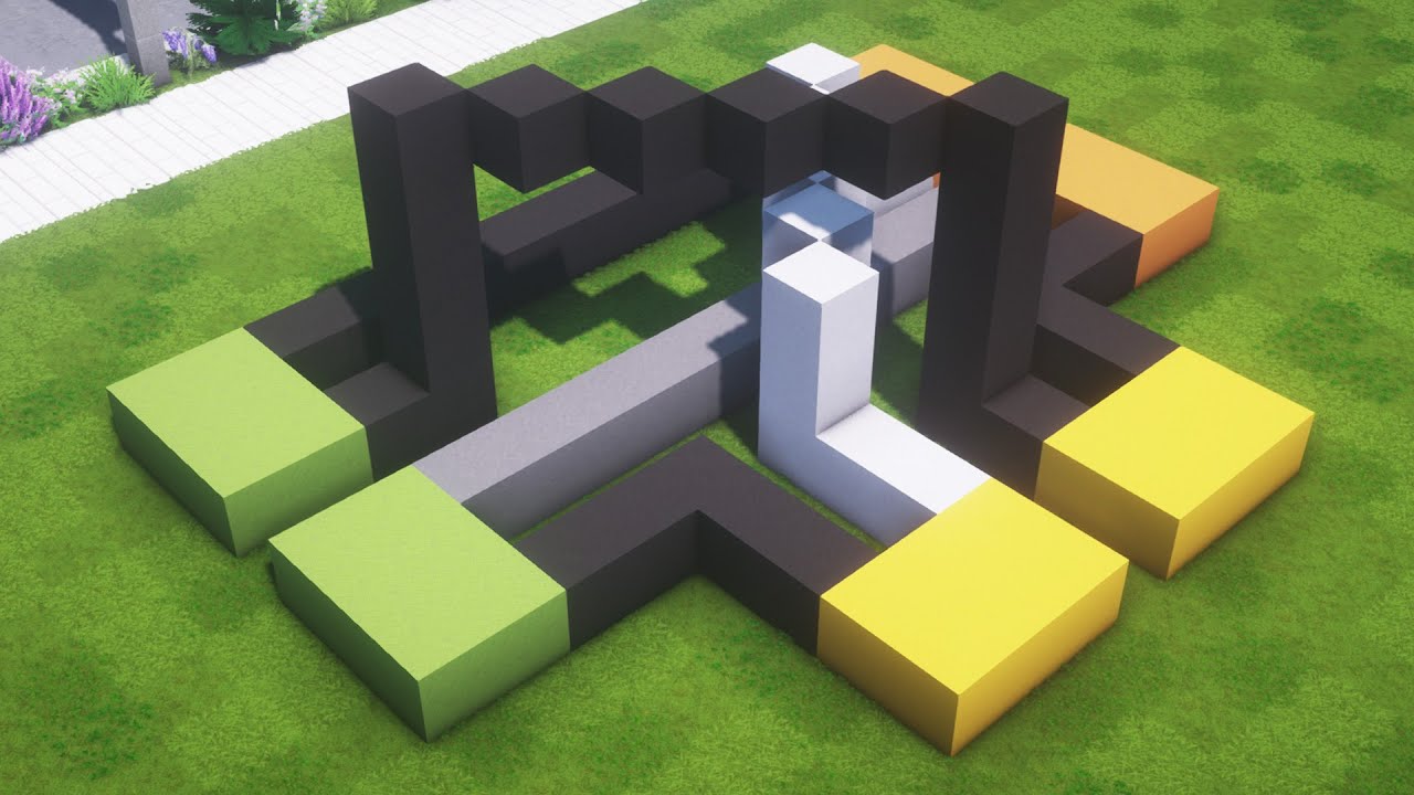 Minecraft City - A basic method to plan Highway Interchanges - YouTube