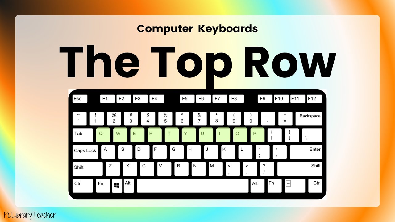 Typing | The Top Row - YouTube
