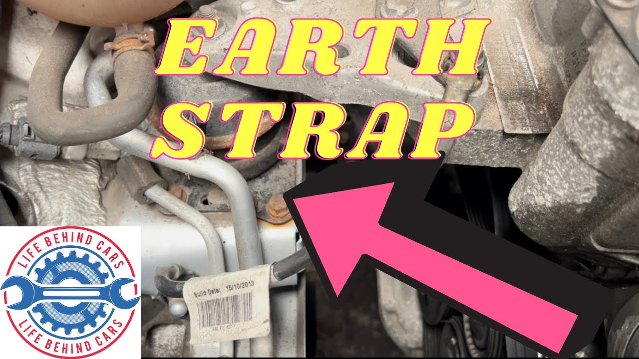 VW Polo Petrol 2014 Engine Earth Strap Cable Location - YouTube