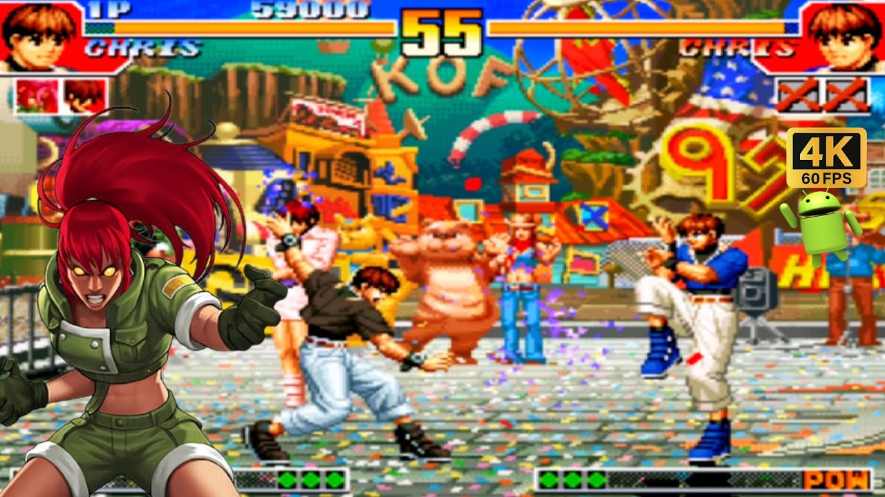[KOF]The king of Fighters'97_Unlimited Power{Team CHRIS,LEONA} arcade ...