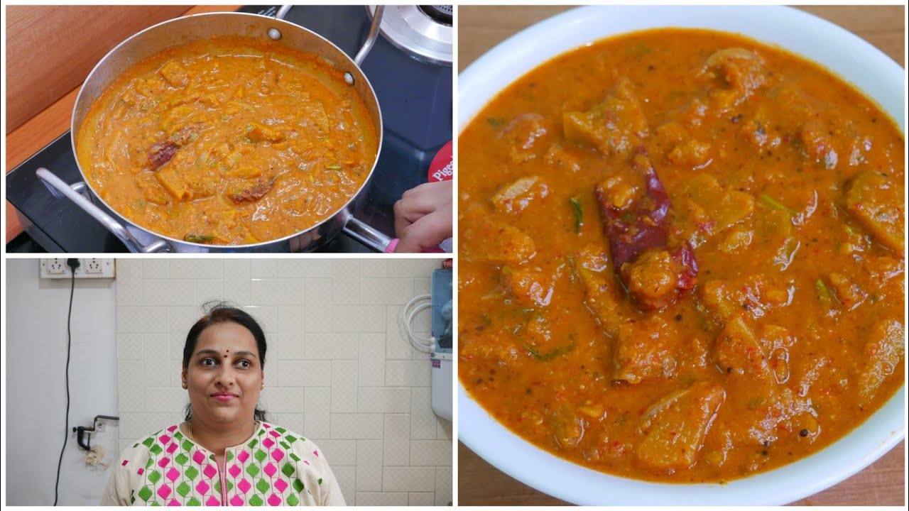 ಸಿಹಿ ಕುಂಬಳಕಾಯಿ ಗೊಜ್ಜು | Sweet Pumpkin Curry Recipe | Sihi Kumbalakayi ...