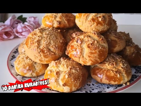 10 DAKİKADA ✅DÜNYANIN EN LEZZETLİ👌🏻KURABİYESİ ✅