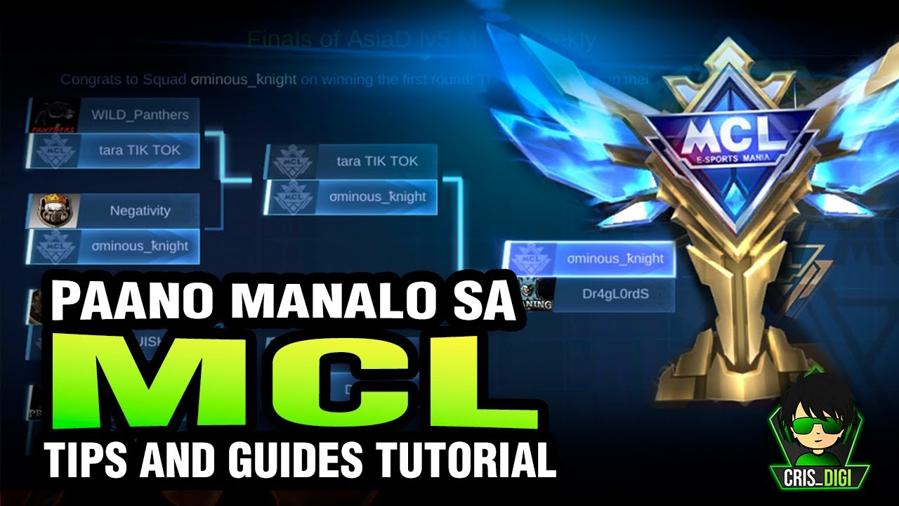 MCL TOURNAMENT | Paano manalo ? | Tips and Guides | Mobile Legends ...