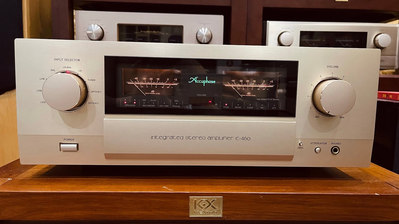 ( đã bán) Amply Accuphase E-460 đẹp như mới. Không một tù vết dù nhỏ nhất - YouTube