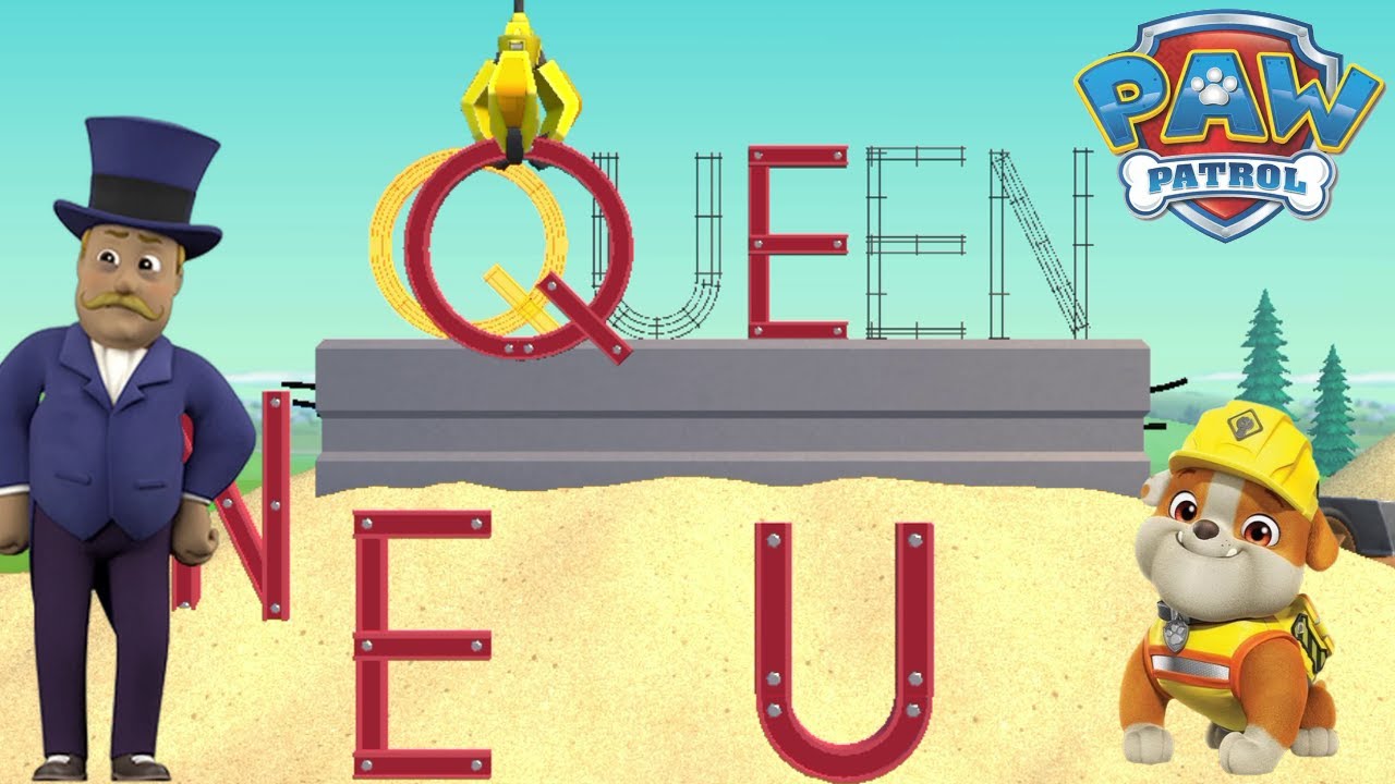 Paw Patrol Words Builder Part 3 - First Words Learning for Kids - YouTube