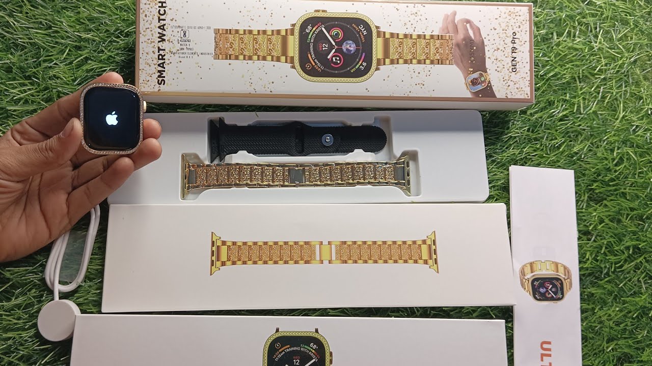 gen 19 pro, series 9 smart watch, gen 19 pro smartwatch, edge to edge ...