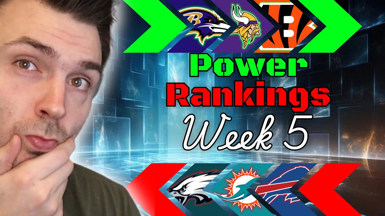 NFL Week 5 POWER Rankings: Who’s RISING and Who’s FALLING? - YouTube