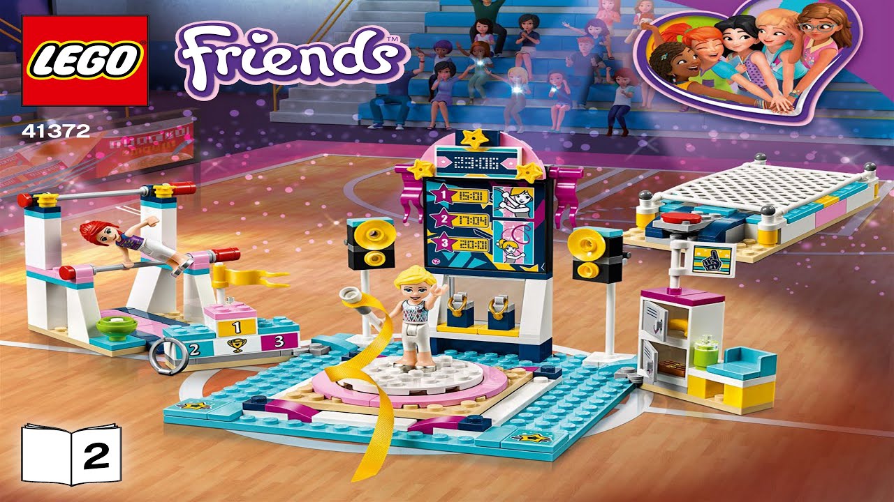 LEGO instructions - Friends - 41372 - Stephanie's Gymnastics Show (Book ...