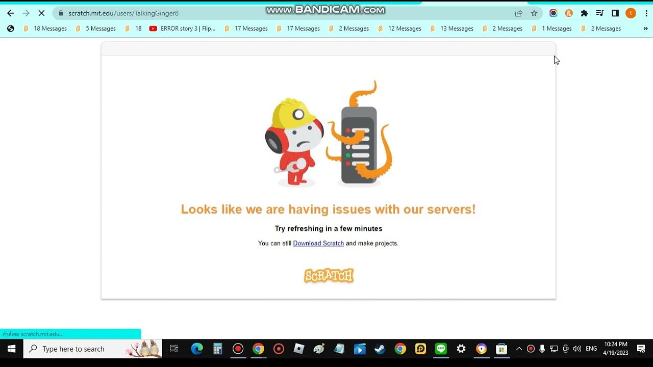 Ugh Server Troubles On Scratch Youtube