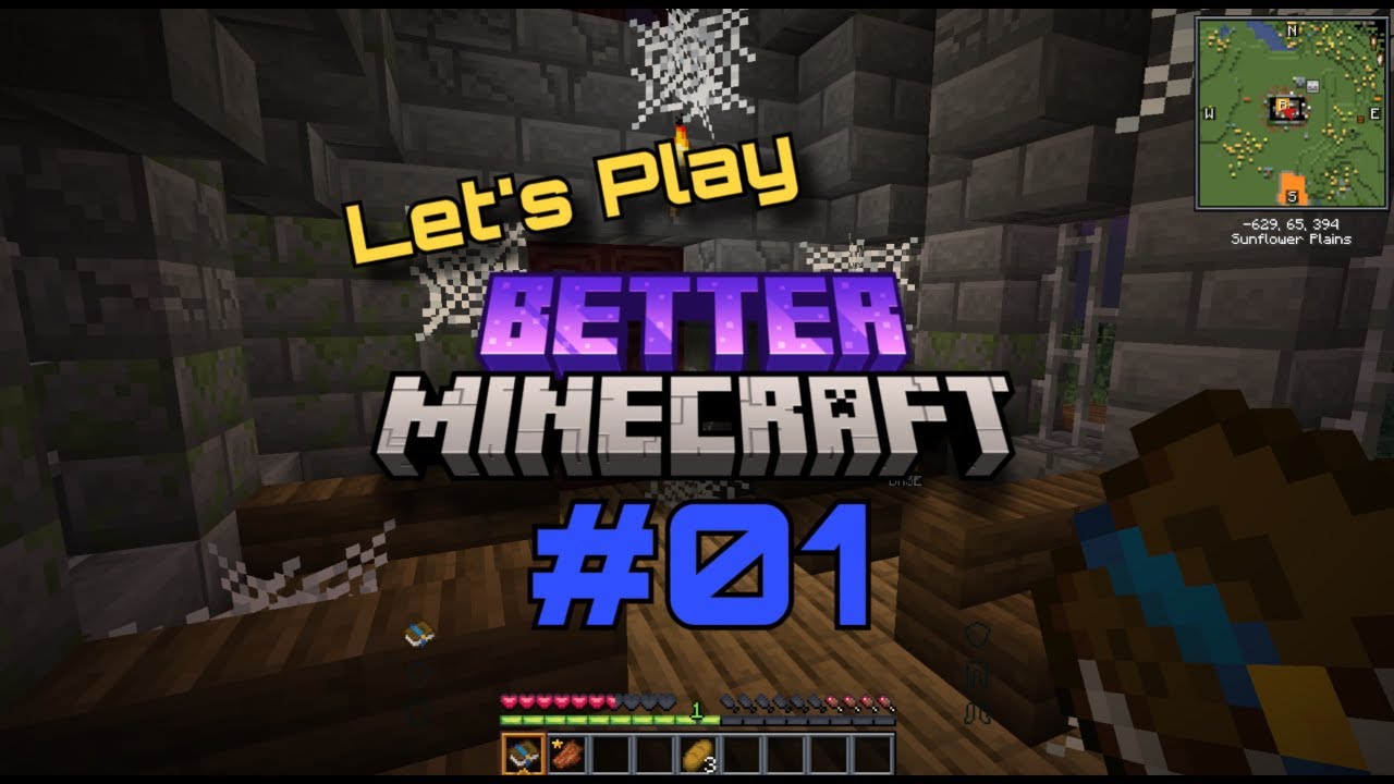 Better Minecraft Let's Play! [S1E1] - Quests, Survival, Adventure ...