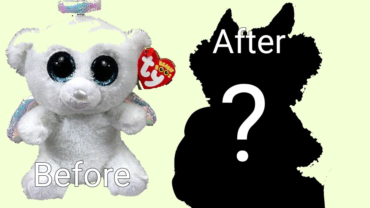 Horns the demon bear/ customizing beanie boos pt 1 - YouTube