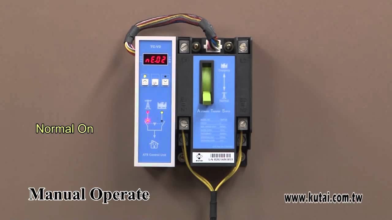 KUTAI Electronics - 2P 125Amp Double Throw Type Automatic Transfer ...