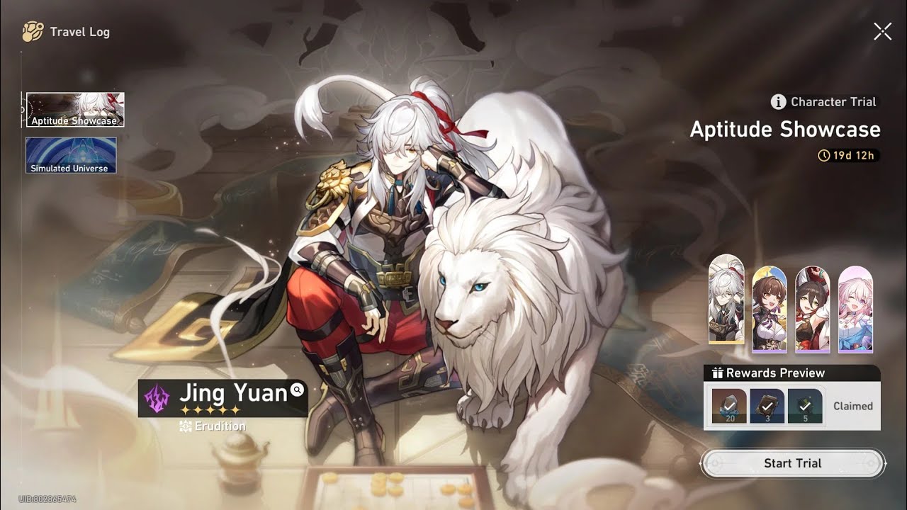 Ying Juan Character Trial | Honkai Star Rail | #CharacterTrial # ...