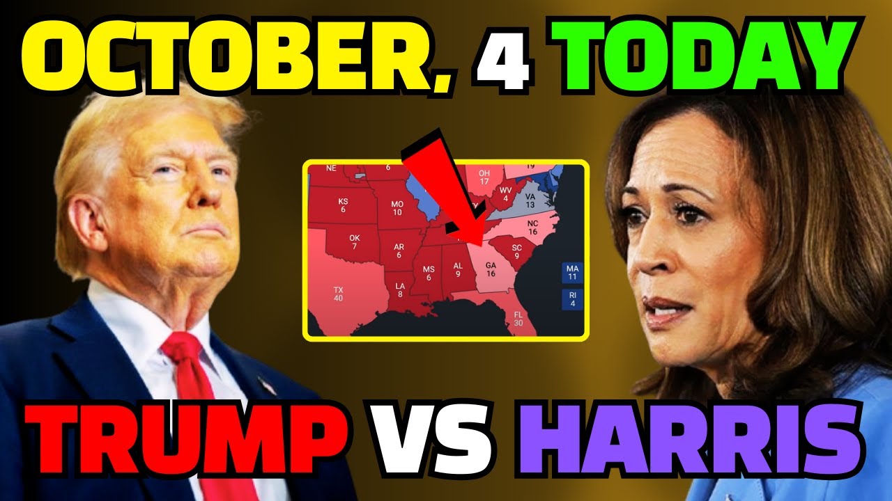 OCT 4: Trump SKYROCKETS in NEW 2024 Election Polls (Map Projection ...