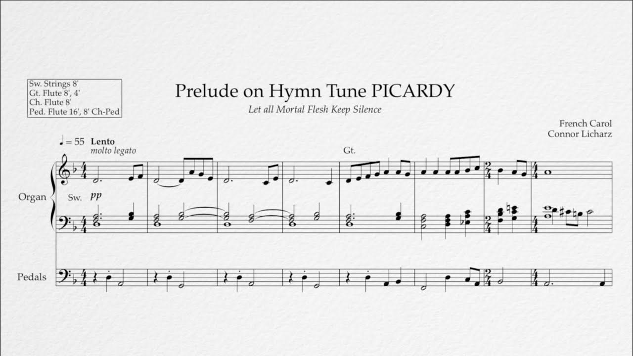 Prelude on Hymn Tune PICARDY - YouTube