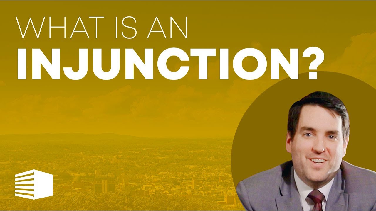 What is an Injunction? - YouTube