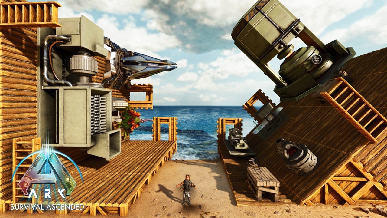 Sideways Building That is Consistently Straight - Ark Survival Ascended ...