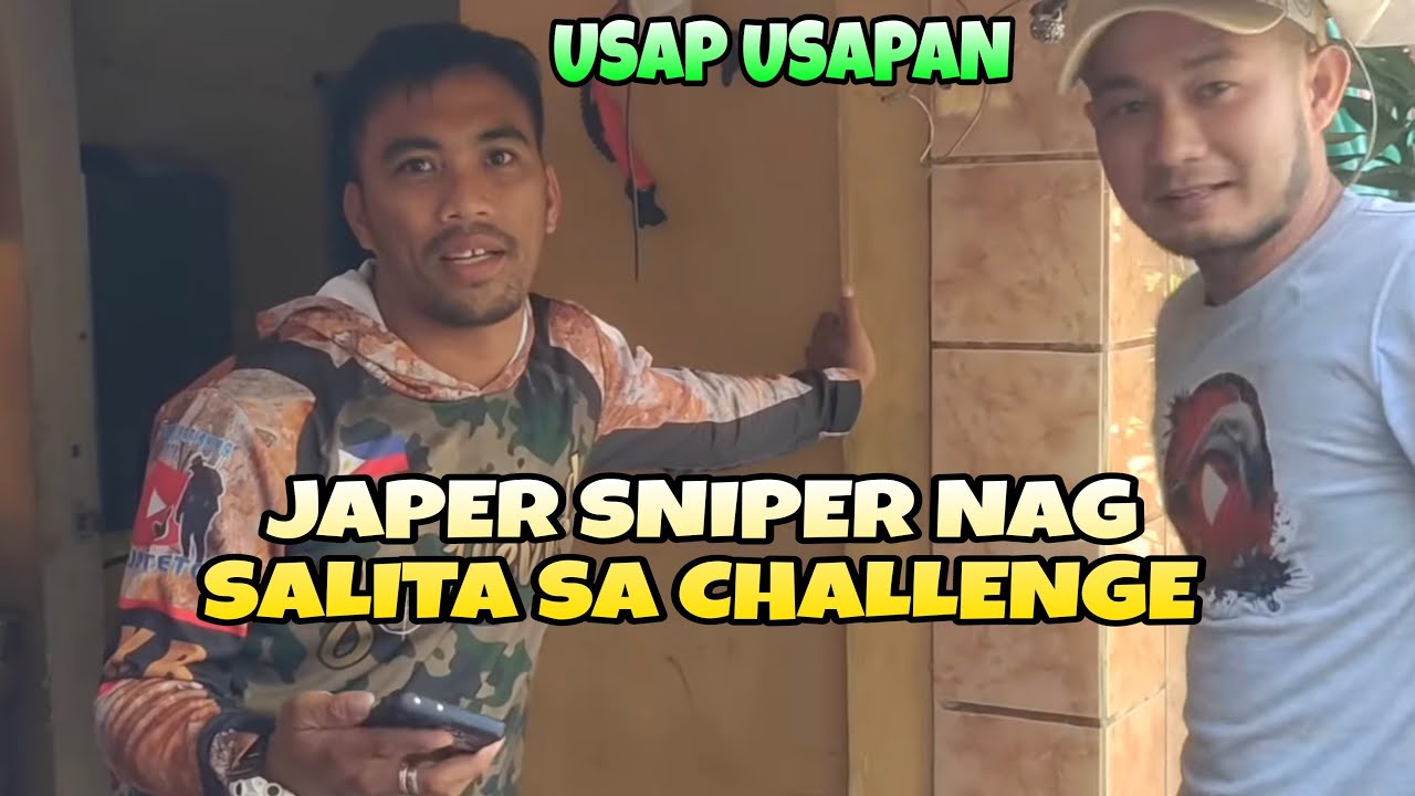 USAP USAPAN NA DITO SA CHALLENGE NI JAPER SNIPER - YouTube